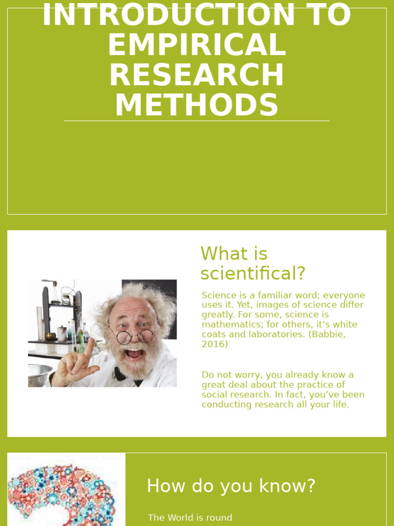 Quantitative Research Methods | PDF