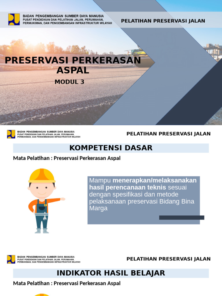 MODUL 3 Preservasi Perkerasan Aspal | PDF