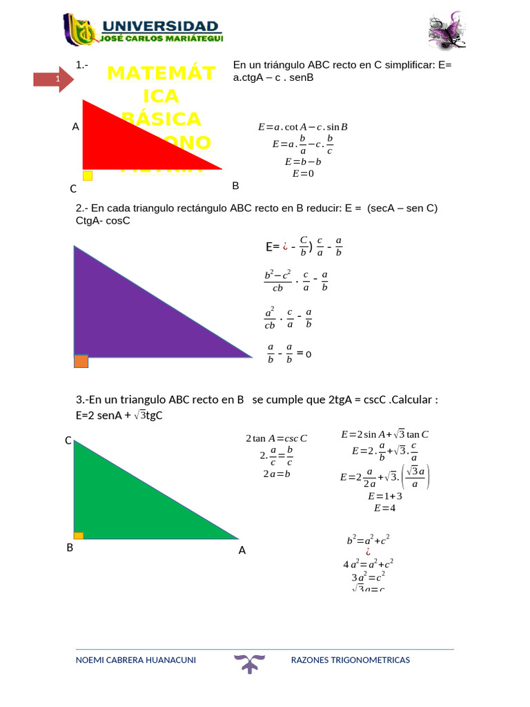 Matemática Básica Trigonometria | PDF