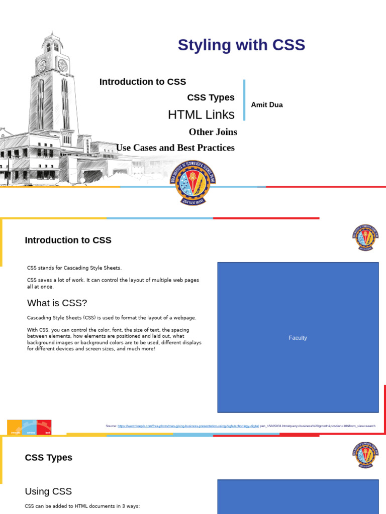Styling with CSS | PDF