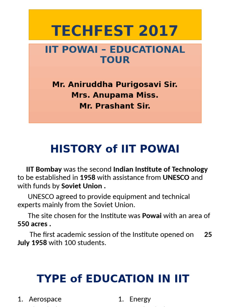 History of Iit Bombay | PDF