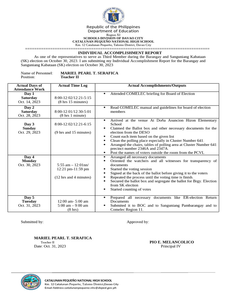 Elecytion Accomplishment 333333333333333 | PDF