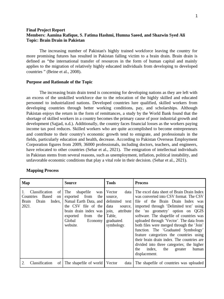 Final Project Report - Aamina Rafique, S. Fatima Hashmi, Humna Saeed ...