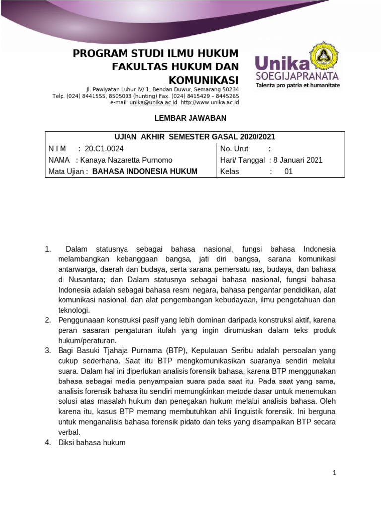 UAS BHI 20.c1.0024 | PDF