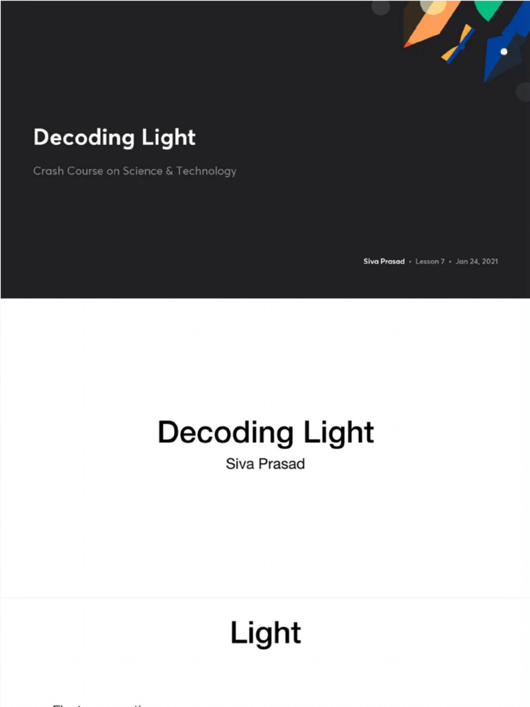 Decoding_Light_no_anno | PDF
