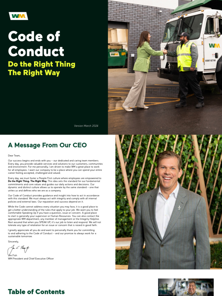 WM Code of Conduct English | PDF