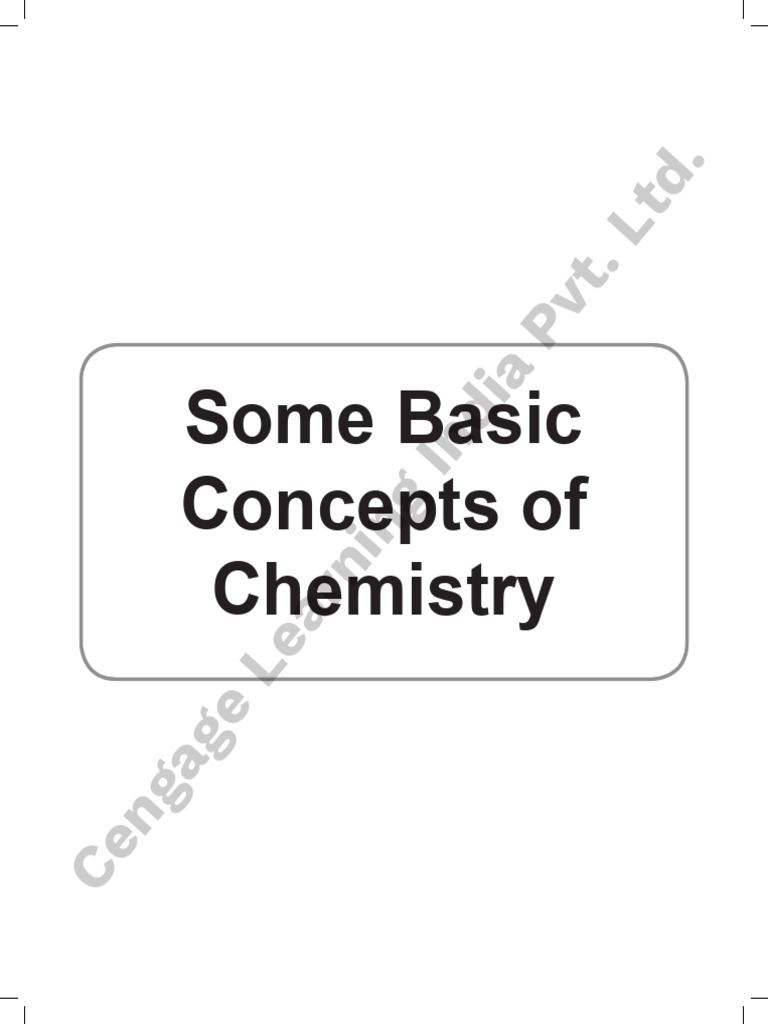 01 Some Basic Concepts | PDF