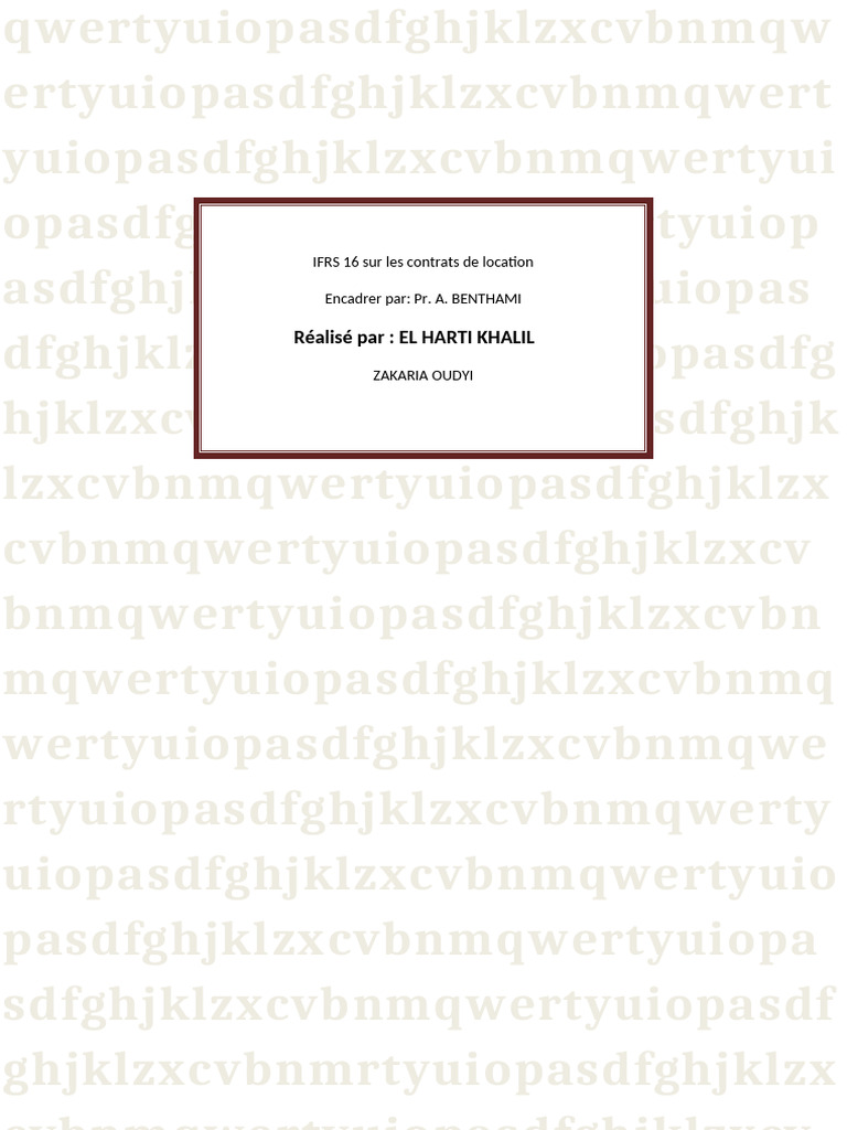 IFRS 16 Version Originale | PDF