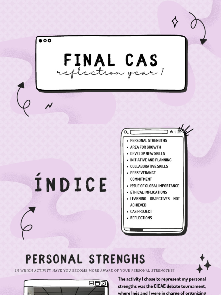 Final Cas Reflection Year 1 - Carmen Robledillo | PDF