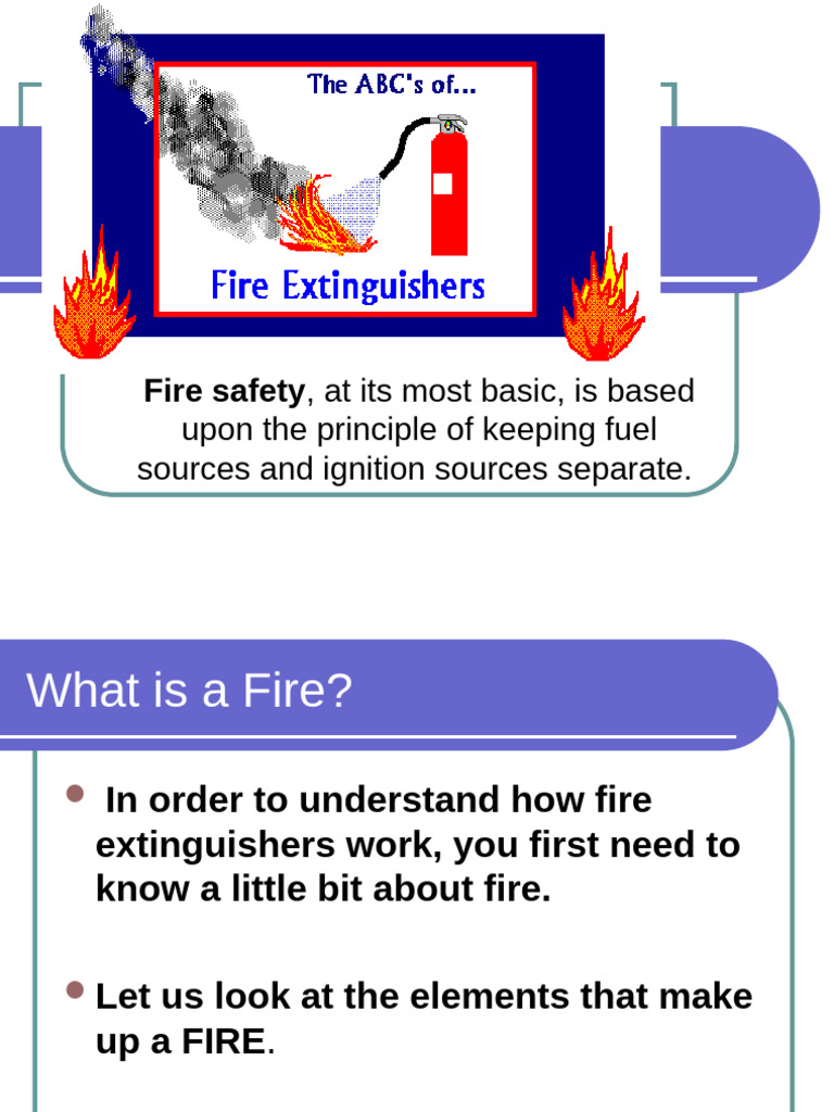 Fire Safety Basics and Extinguisher Use | PDF | Fires | Materials