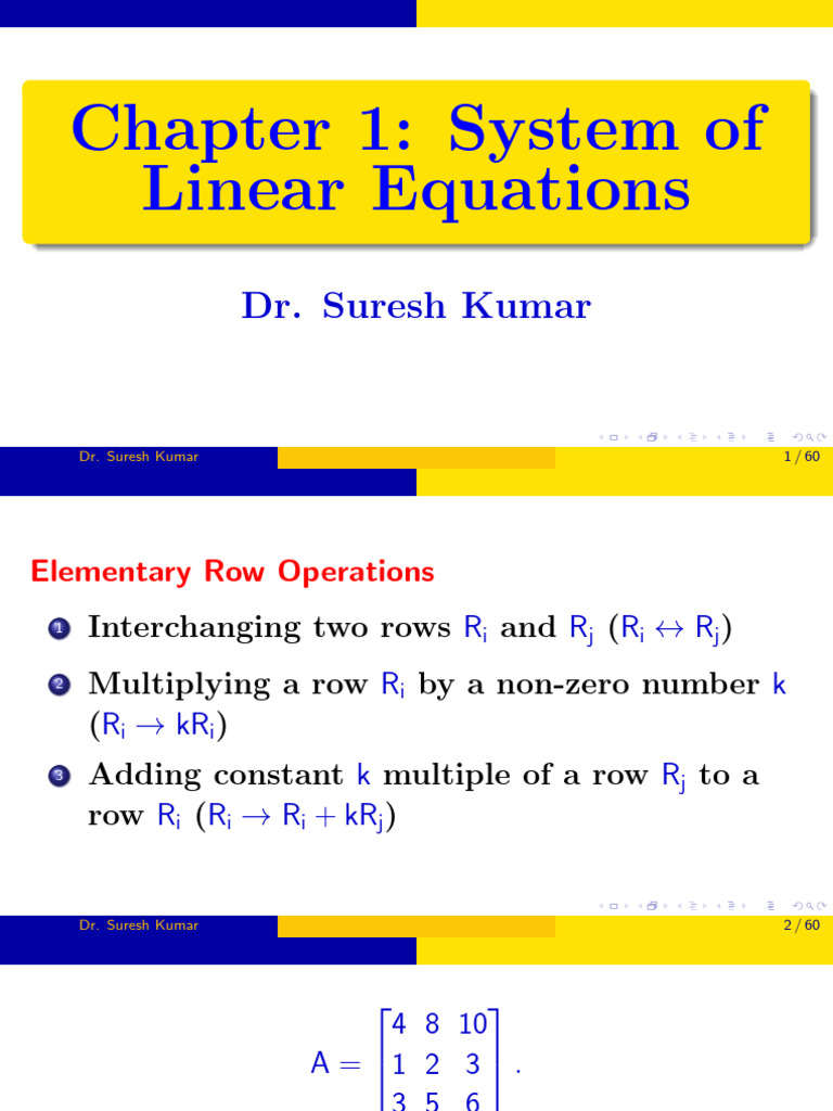Linear Algebra - SUKU - Complete | PDF