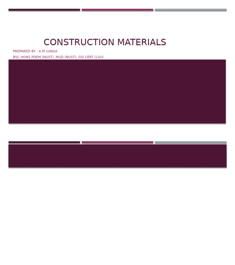Construction Materials | PDF