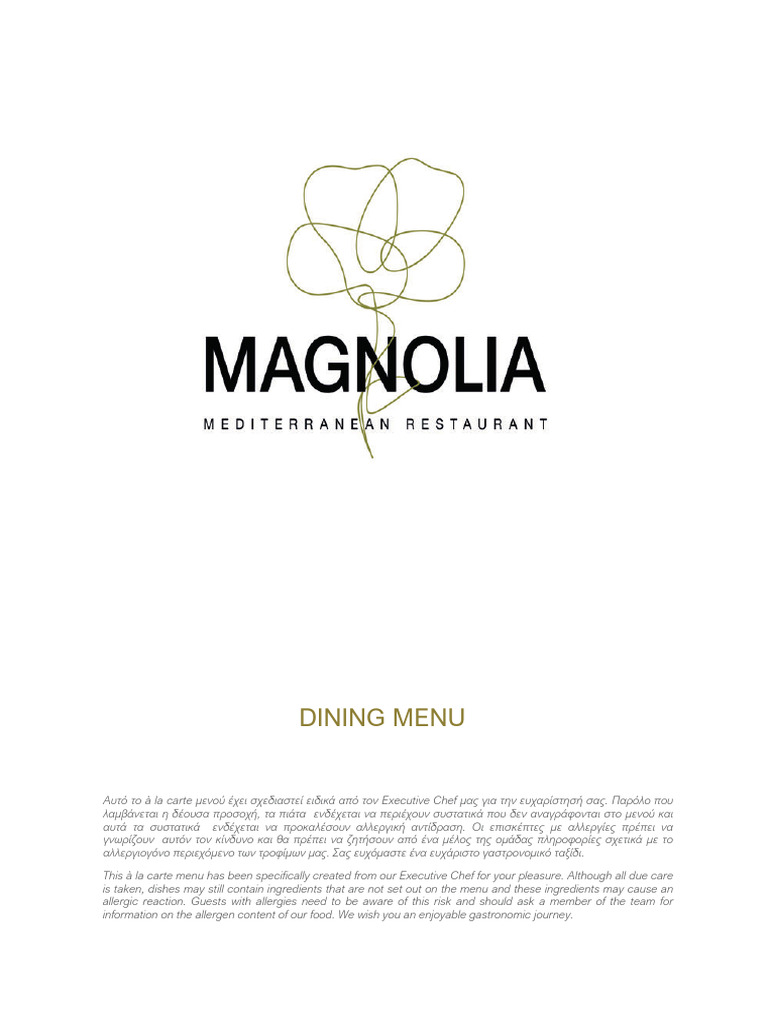 Magnolia-Menu 240903 075614 | PDF