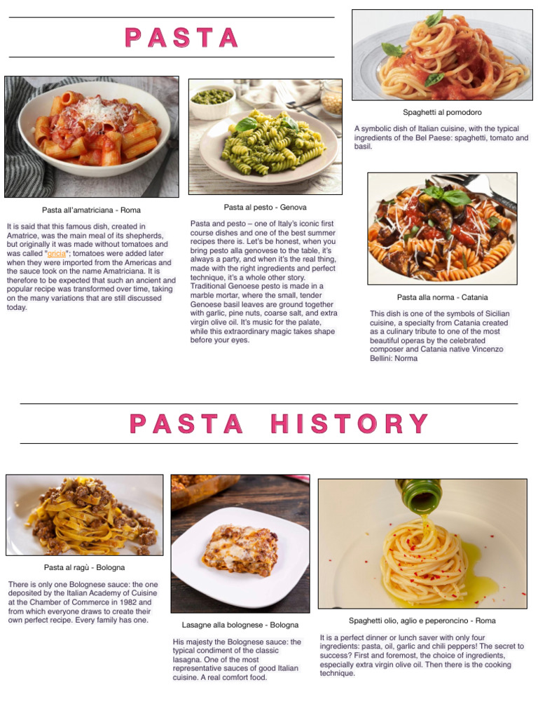 Pasta history | PDF