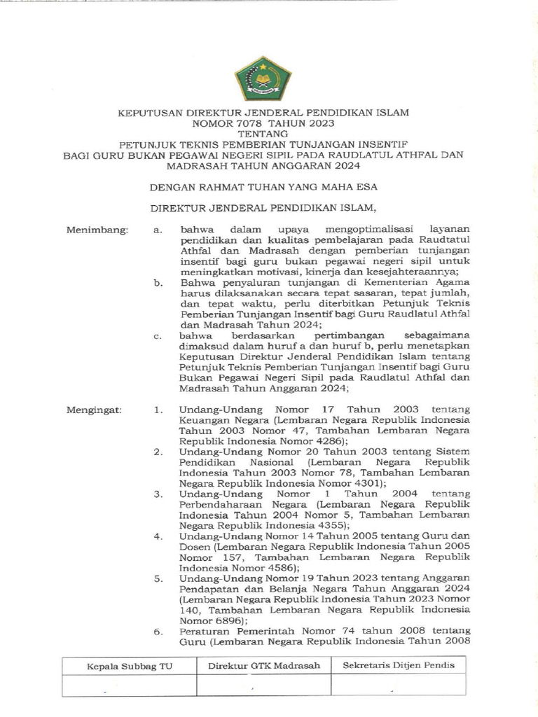 Juknis Insentif Gbpns 2024 - Pendma | PDF Juknis Insentif Gbpns 2024 - Pendma | PDF