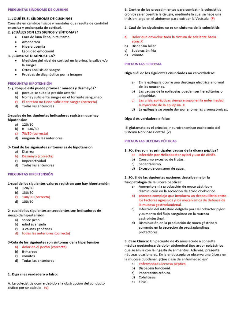 BANCO DE PREGUNTAS | PDF