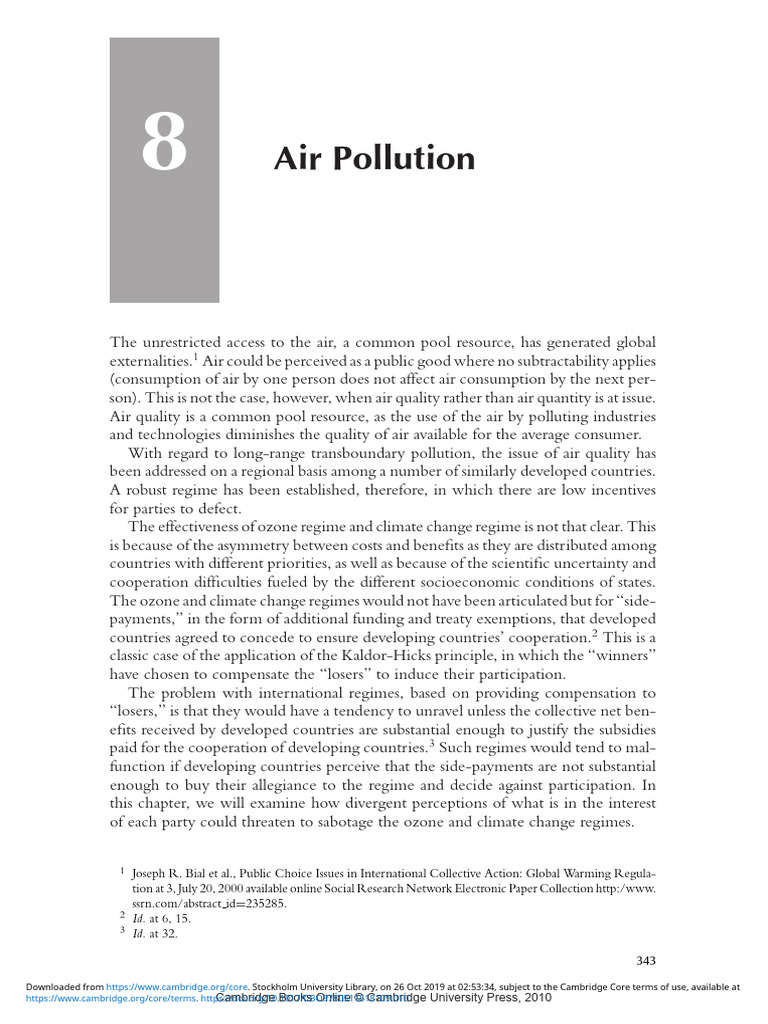 Air Pollution | PDF