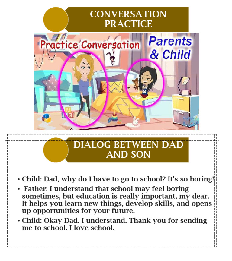 Dialog Between Son and Father | PDF