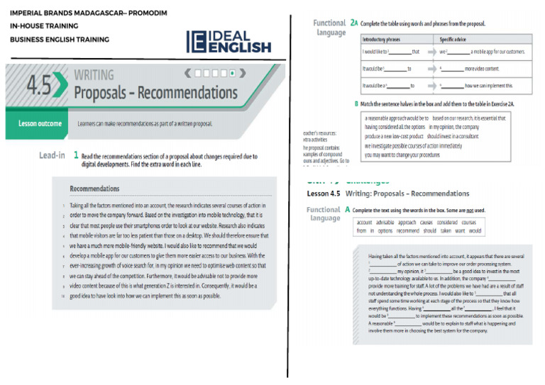 Unit 7-Recommendations | PDF