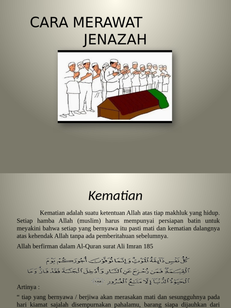 Cara Merawat Jenazah 1 | PDF