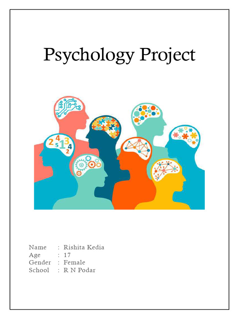 Rishita Kedia Psychology Project file | PDF