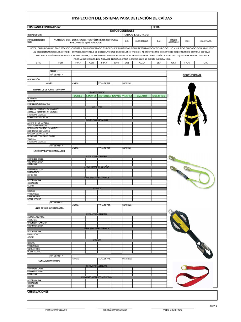 6.-Formato Check List Maq y Herramienta | PDF