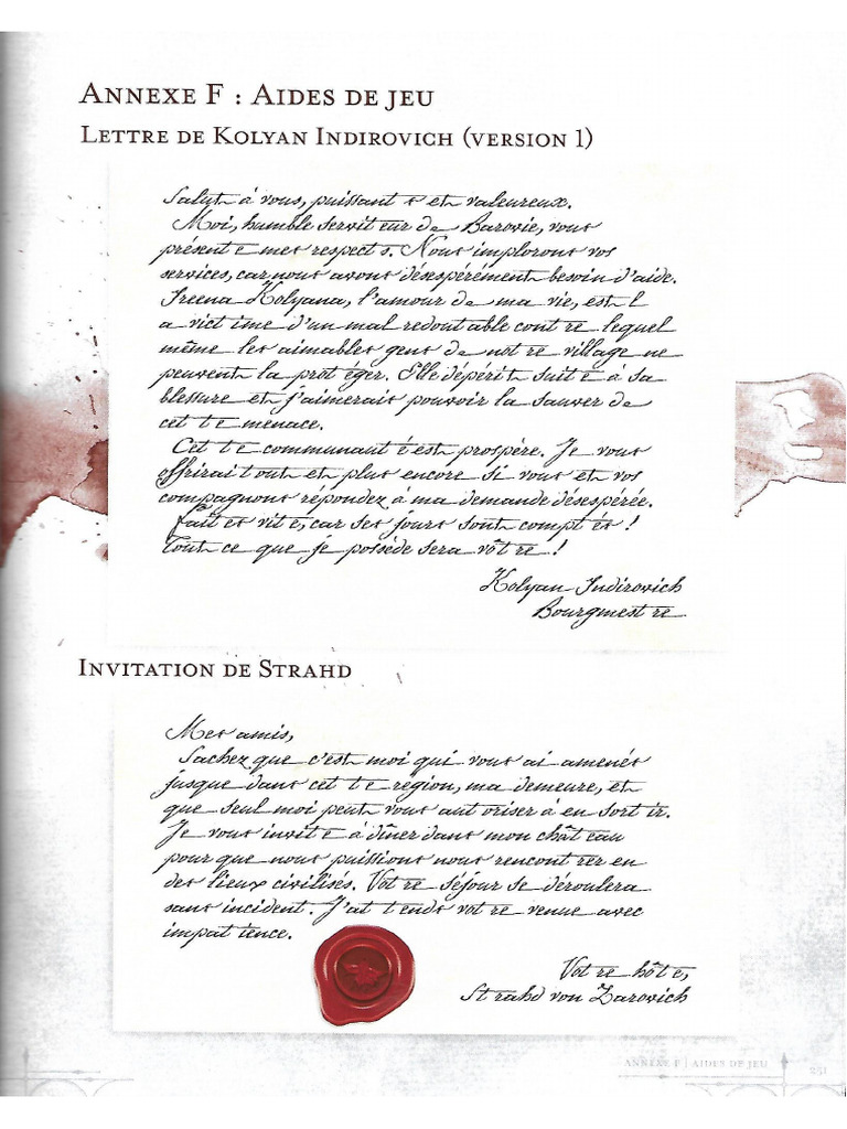 Invitation de Strahd | PDF