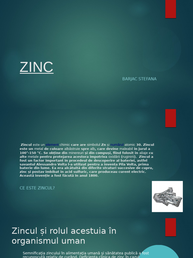 Zinc | PDF