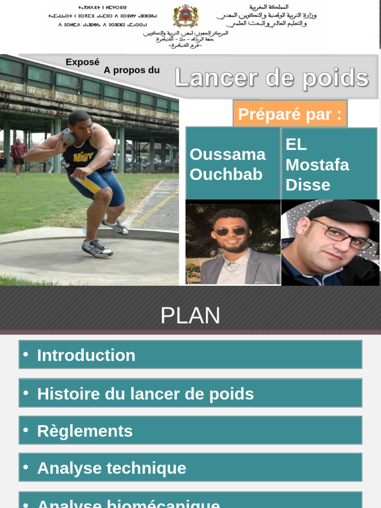 Exposé Lancer de Poids | PDF