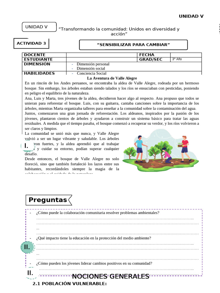 3° y 4° TUT - ACTV.03-UND.5 2024 | PDF