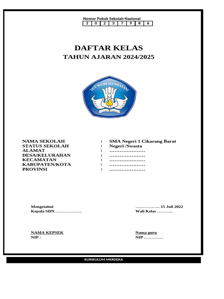 Daftar Kelas | PDF