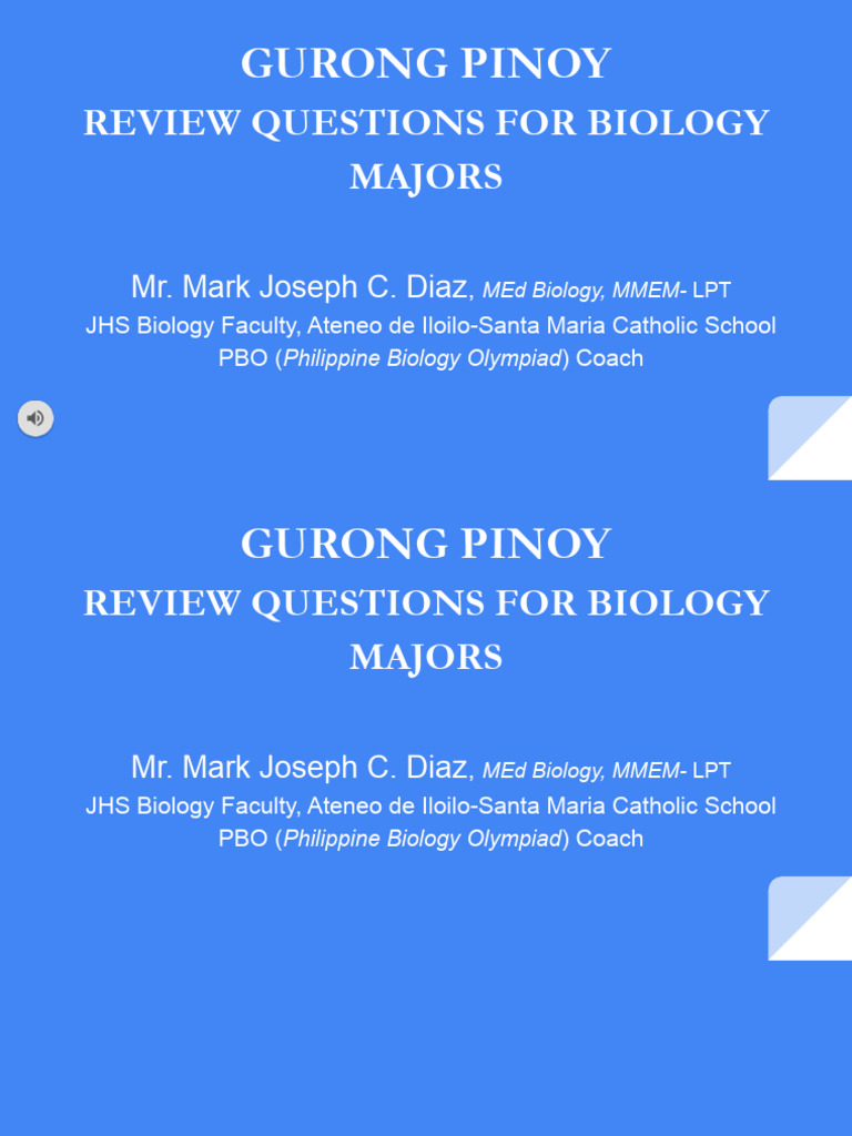 Gurong Pinoy - Biology 1 | PDF