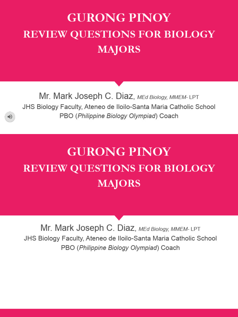 Gurong Pinoy - Biology 4 | PDF