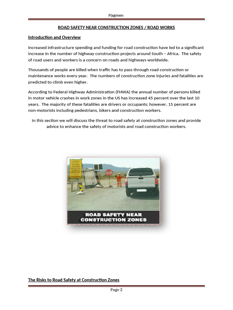 Road Flagman - Learner Manual | PDF