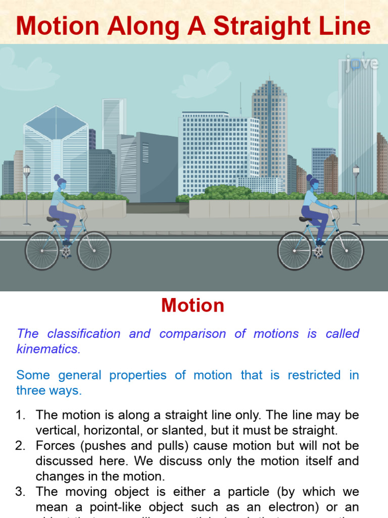 2 Motion Along Straight Line | PDF