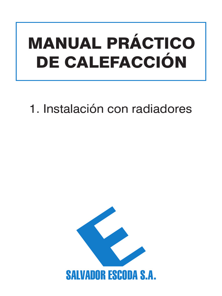Manual - Practico - Calefaccion. S.E | PDF