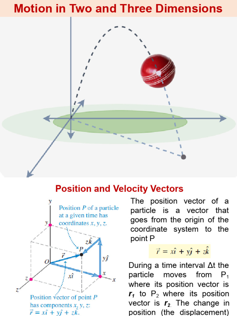 3 Motion in 2&3 Dimensions | PDF