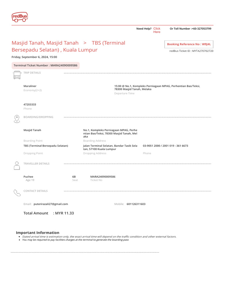 Ticket | PDF