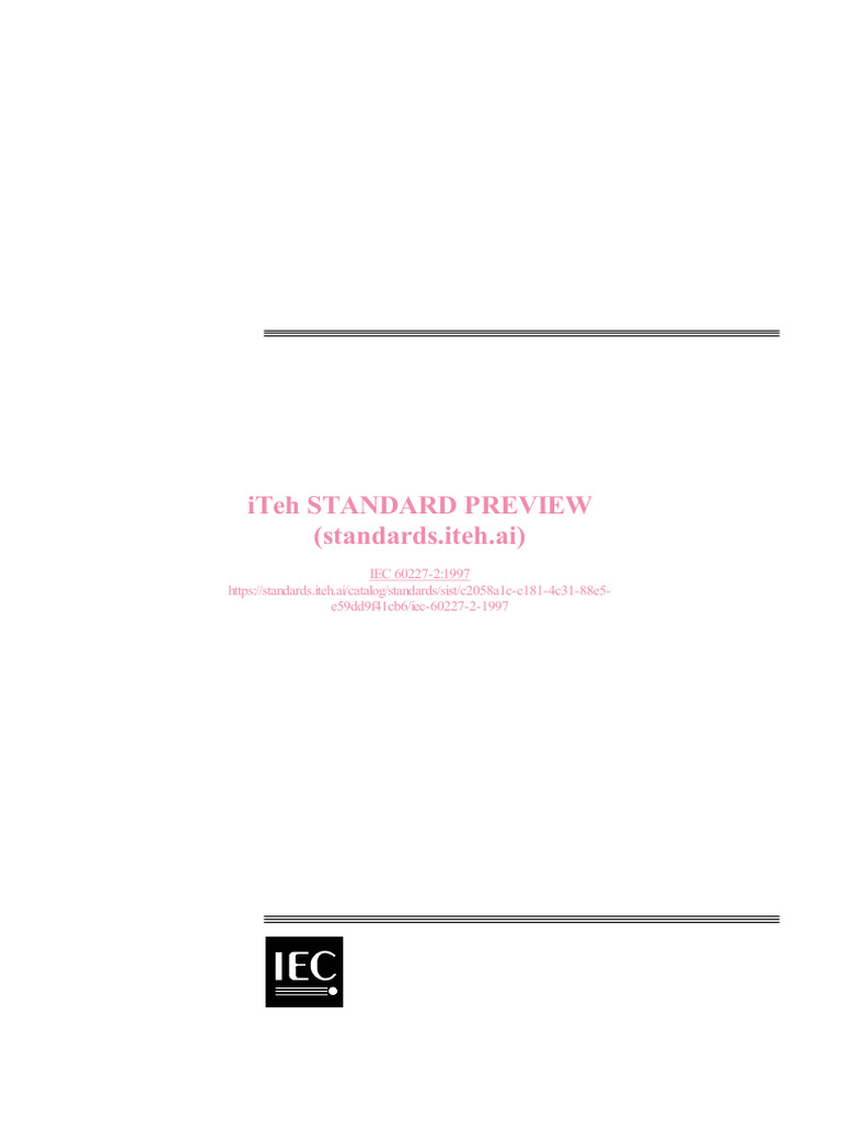 Iec 60227 2 1997 | PDF