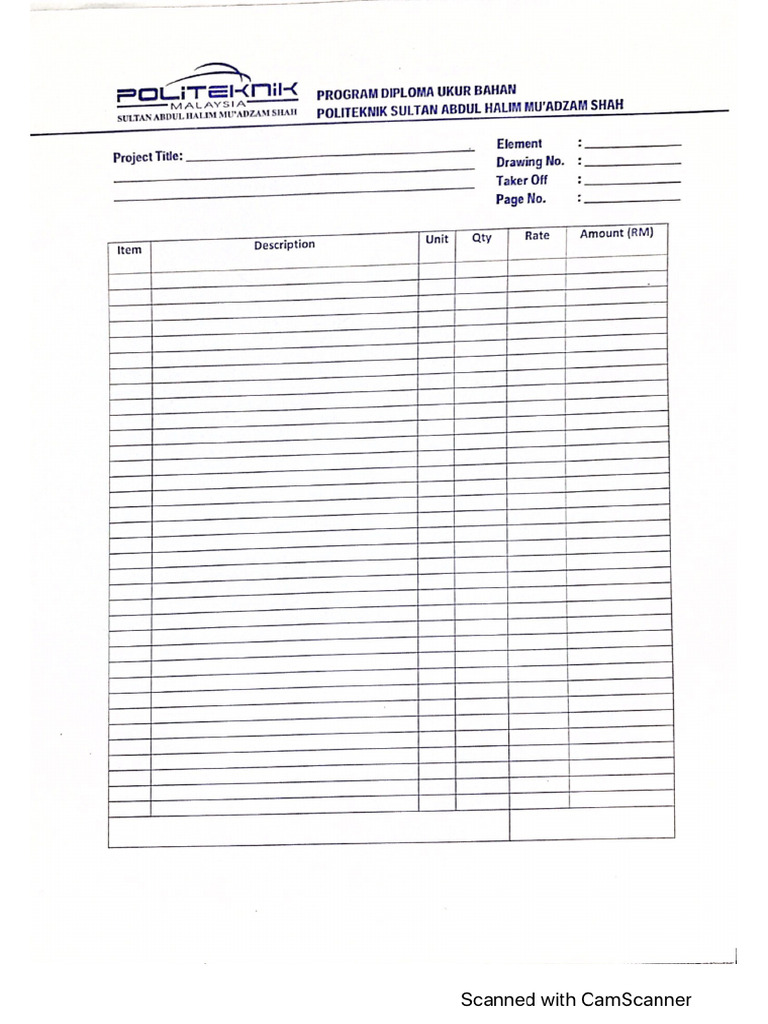 Billing Paper BWM | PDF