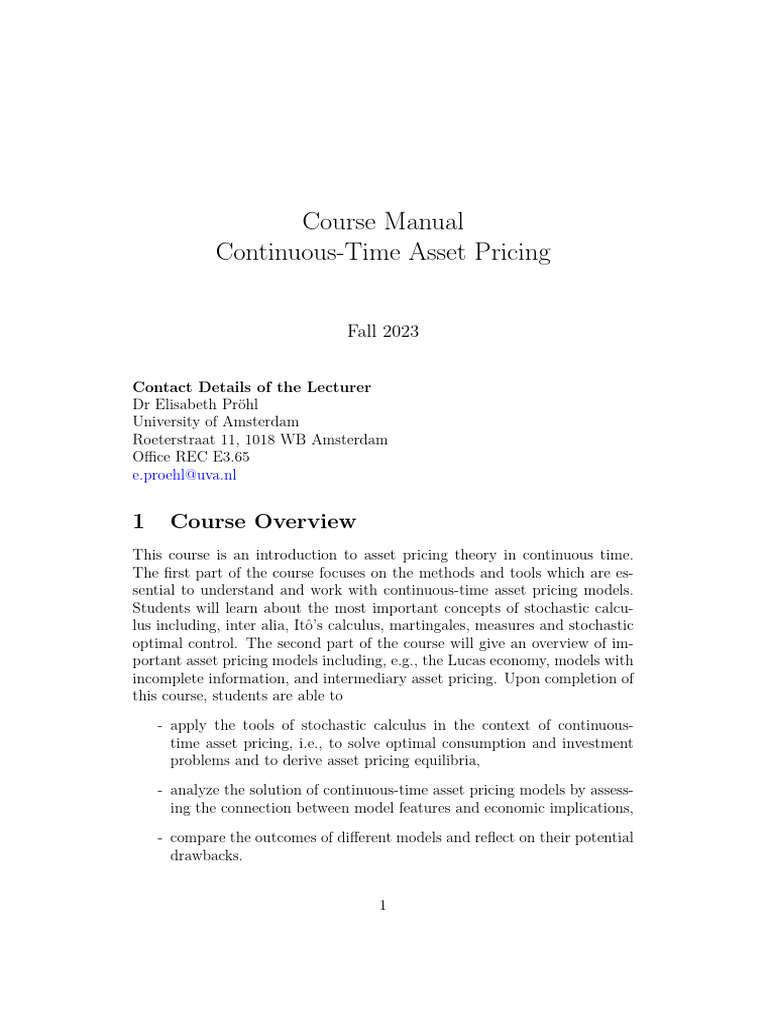 CourseManual CTAP | PDF