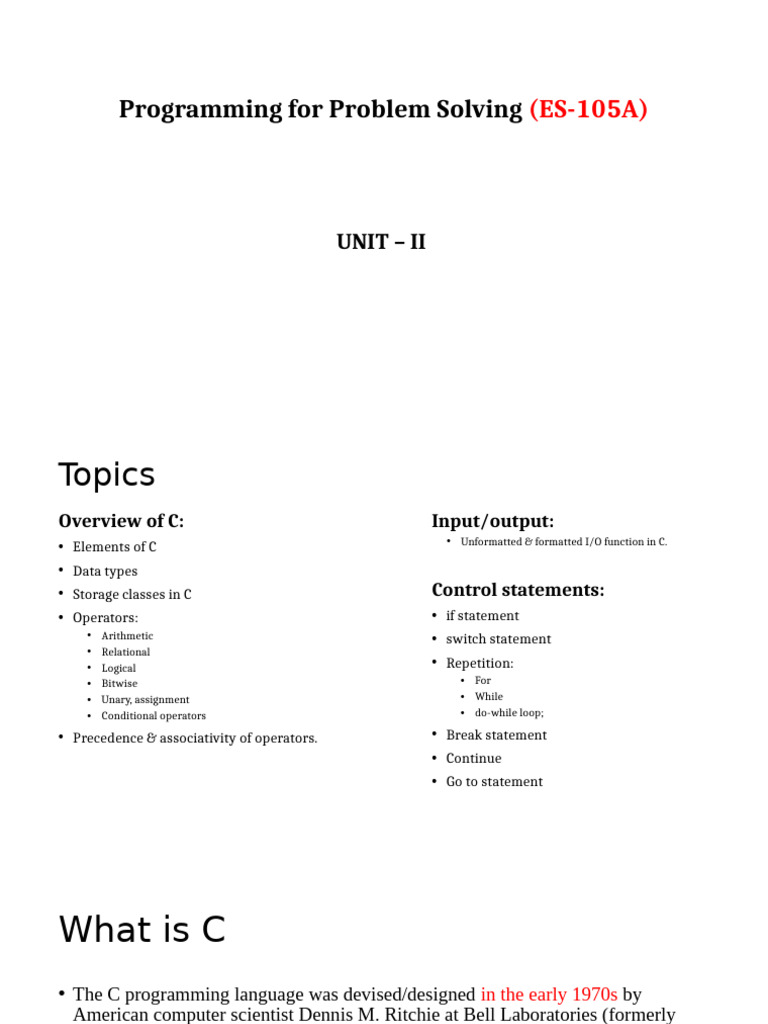 PPS - Chapter 2 | PDF