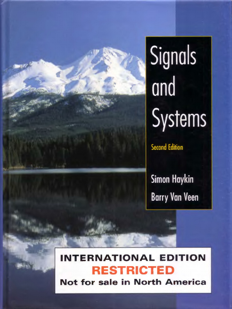 Signals and Systems (Simon Haykin, Barry Van Veen) (Z-Library) | PDF