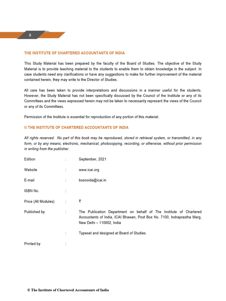 CA Foundation Accounts Study Material Compilation For MAY22 NOV22 | PDF