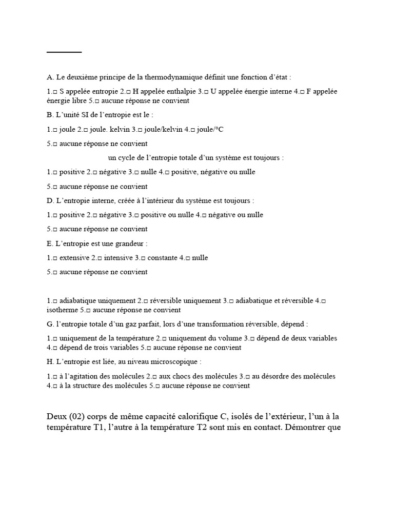 TD Thermo GIM1 2023 | PDF