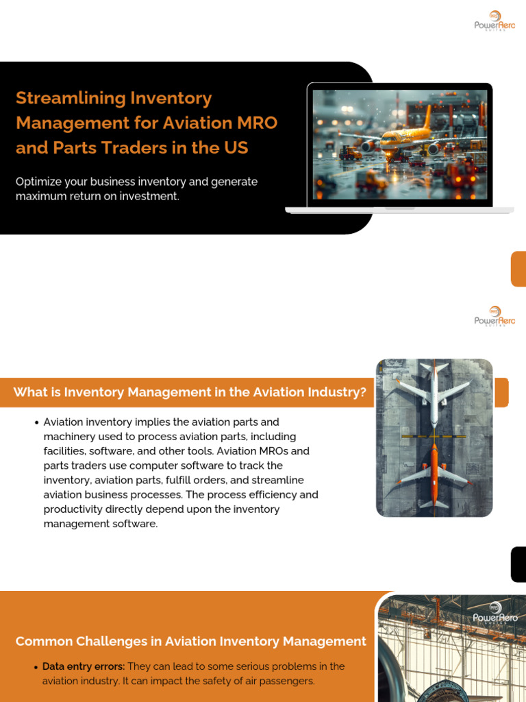 Aviation Inventory Management Solutions | PDF | Enterprise Resource ...