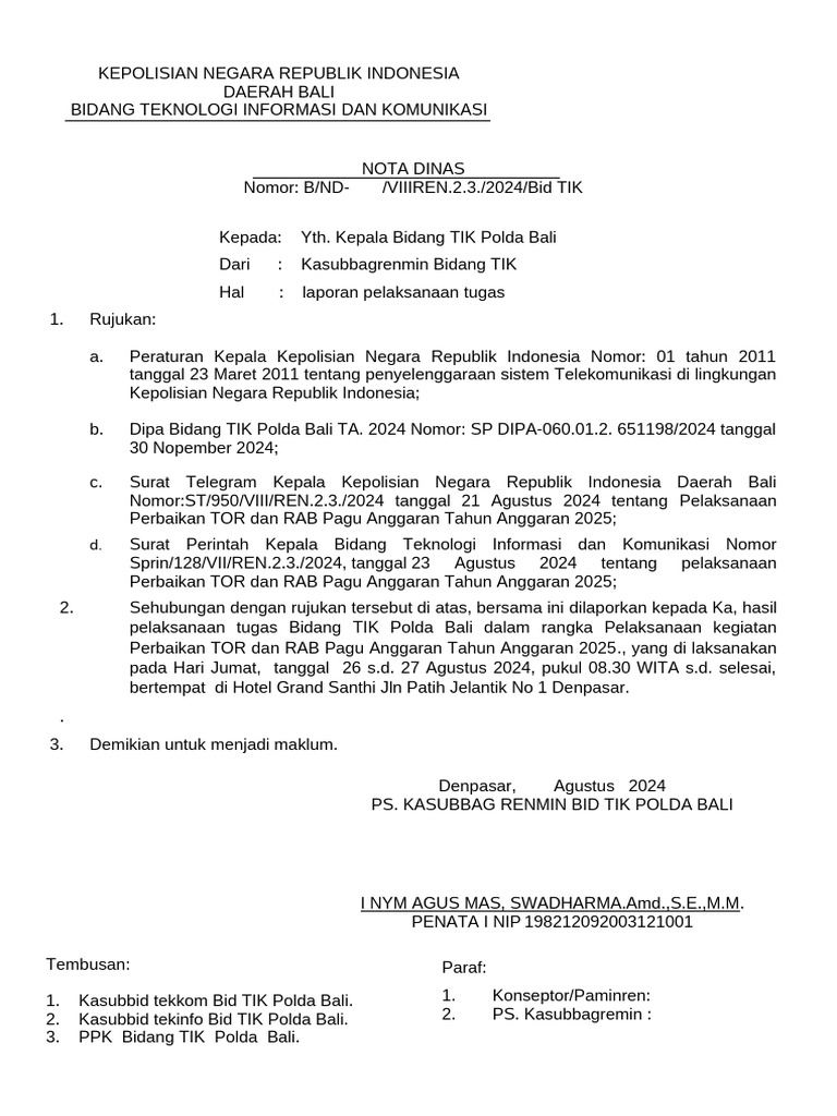 Laporan Hasil Tugas Tor Rab | PDF