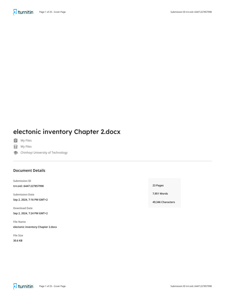 Electonic Inventory Chapter 2 | PDF