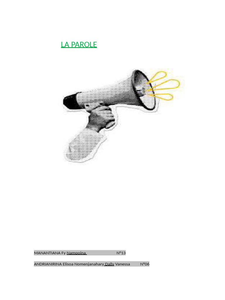 La Parole-3 | PDF