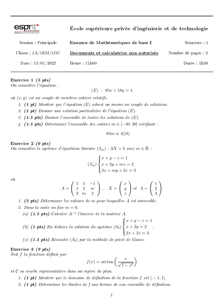 Examen 2122 SP | PDF